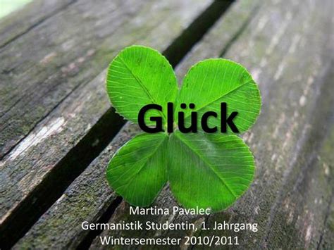 PPT Glück PowerPoint Presentation free download ID 5644520