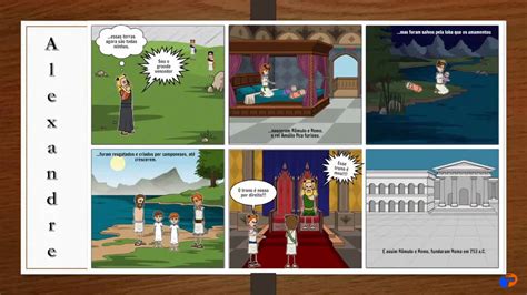 História em quadrinhos Fundação de Roma YouTube