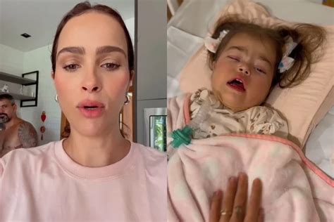 Saiba qual o estado de saúde da filha de Juliano e Letícia Cazarré após