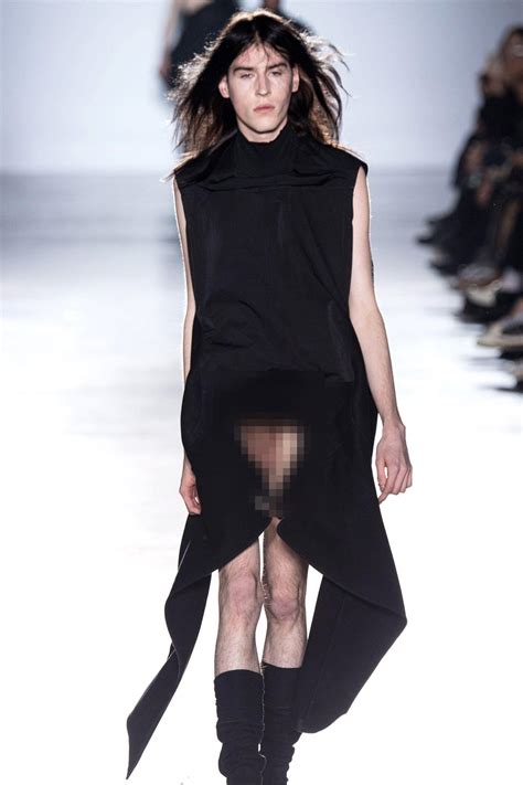 Full Frontal Nudity At Rick Owens Paris Fashion Week 2015 British GQ