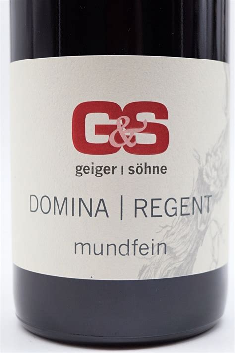 Geiger Söhne Domina Regent Mundfein halbtrocken 2018