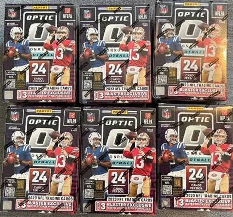 NEW 2023 Panini NFL Donruss Optics Football Trading Card Blaster Box