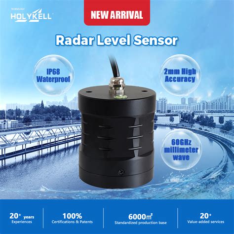 Holykell Non Contact Liquid Level Sensor Radar Type Water Level Sensor