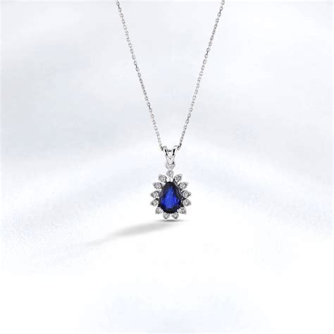 0 42 Ct Saphir Diamant Halskette 3000536313 Zen Diamond