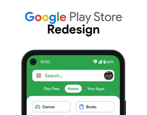 Google Play Store Android App Redesign Concept On Behance