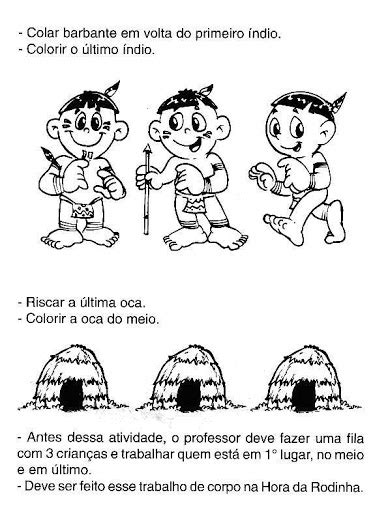 40 Atividades Para o Dia do Índio Cantinho Alternativo