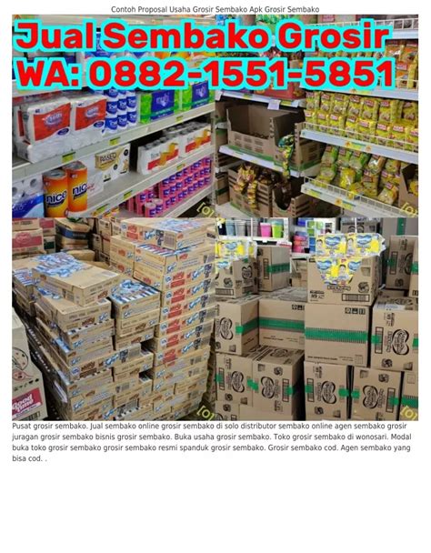 PPT 0882l55l585l WA Keuntungan Grosir Sembako Grosir Sembako