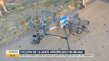 Bom Dia GO Adolescente morre após ser atropelado por carro enquanto