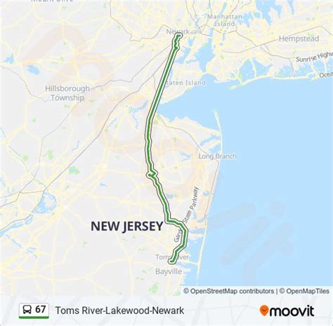Ruta Horarios Paradas Y Mapas Newark Via Lakewood Newark Via Nwk