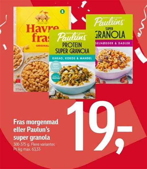 Havrefras Morgenmadsprodukt Tilbud Hos F Tex