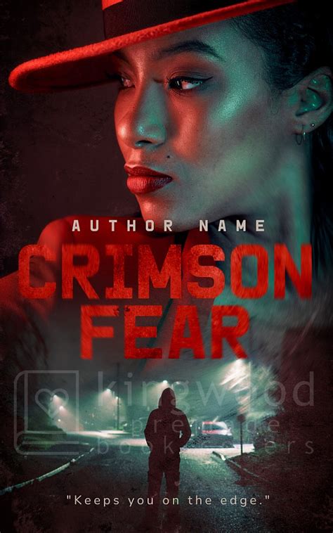 Crimson Fear Premade Book Cover Design Premade Book Covers