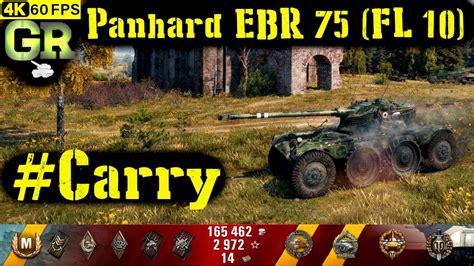 World Of Tanks Panhard EBR 75 FL 10 Replay 9 Kills 5 9K DMG Patch 1