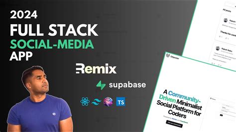 Build A Complete Social Media Platform With Remix V2 Supabase With
