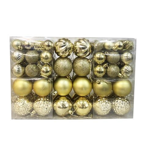 Kit Bolinhas Árvore De Natal Enfeite Decoração Pendurar 93Unds