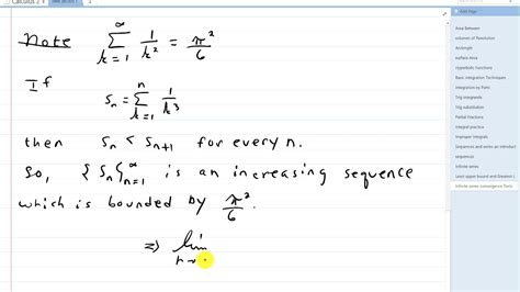 infinite series convergence tests pt 1 youtube