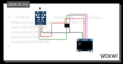 attiny85 oled i2c wokwi esp32 stm32 arduino simulator