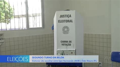 2º turno em Belém 1 milhão de eleitores voltam às urnas na capital