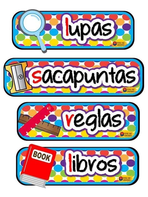 Images By On Etiquetas Y Gafetes 731 Classroom