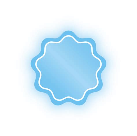 Banner De C Rculo Ondulado Azul Neon C Rculo Ondulado Neon Png