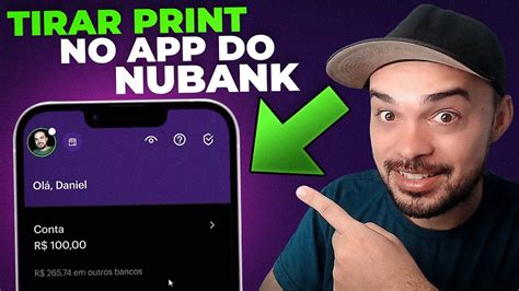 Como Gravar A Tela E Tirar Print Do App Do Nubank Youtube