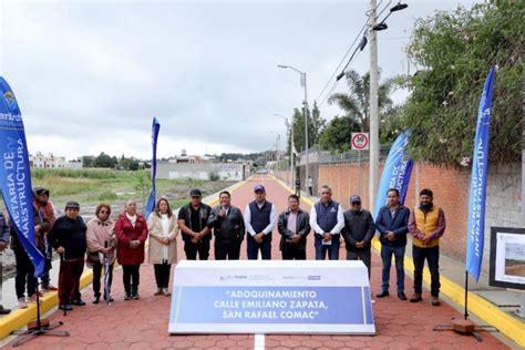 Entrega Y Arranca Obra De Adoquinamiento Mundo Tlatehui En San Rafael