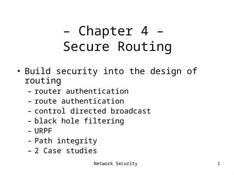 ppt chapter 4 secure routing dokumen tips