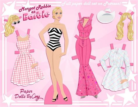 Hi Barbie Barbie The Movie Comes Paper Dolls By Cory Barbie