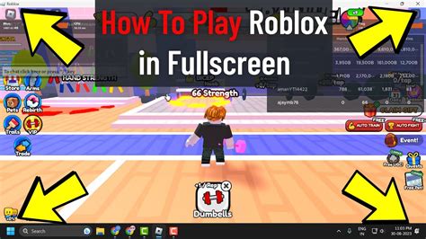 How To Play Roblox In Fullscreen On Windows Pc No Taskbar YouTube