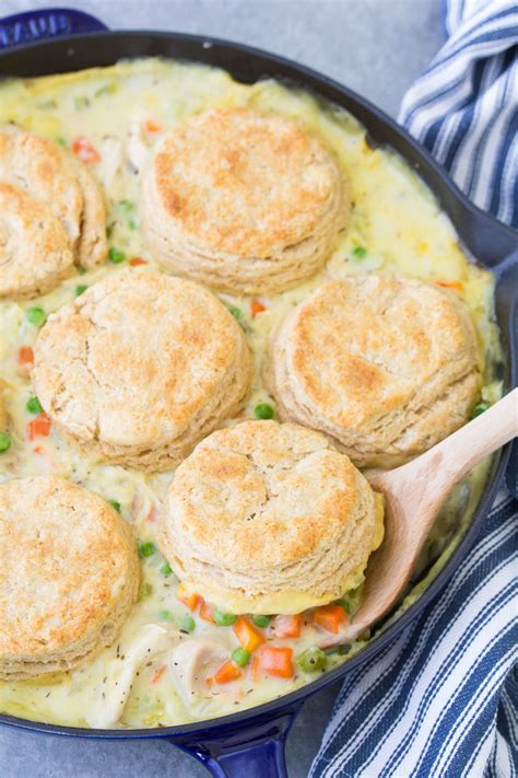 Chicken Pot Pie With Biscuits Kristines Kitchen