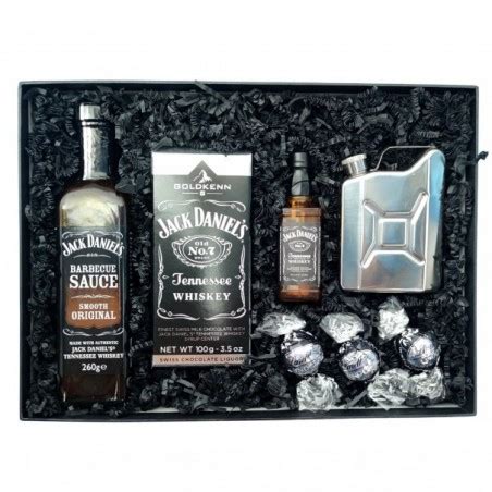 Box Kosz Prezentowy Z Whisky Jack Daniels I Piersi Wk Zestaw Dla