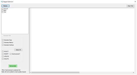Dapper Crud Generator Visual Studio Marketplace