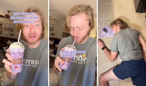 On Tiktok Grimace Milkshakes From Mcdonalds Inspire Scenes Of Horror The New York Times