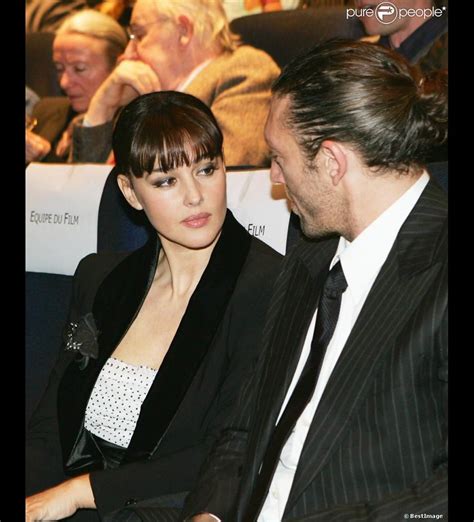Monica Bellucci et Vincent Cassel à Paris en octobre 2005 Monica