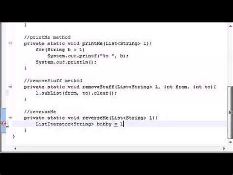 Intermediate Java Tutorial Linkedlist Program Youtube
