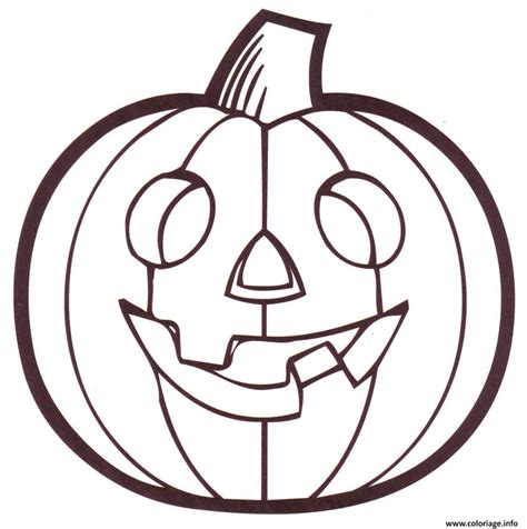 Coloriage Citrouille Halloween Dessin Halloween à imprimer