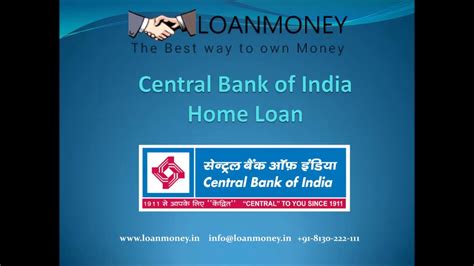 Central Bank Of India Home Loan Apply For Housing Loan LoanMoney