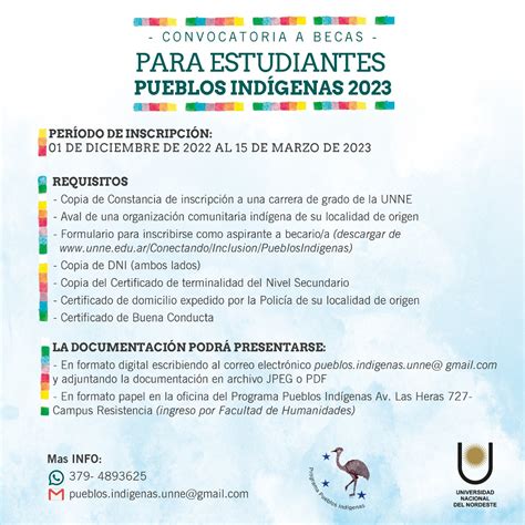 Programa Pueblos Indígenas 2023 se encuentra abierta la convocatoria a