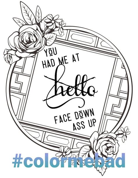 Printable Relationship Dirty Coloring Pages