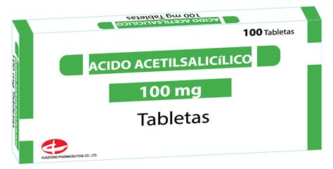 Ácido Acetilsalicílico 100 mg Tabletas UNIMARK S A