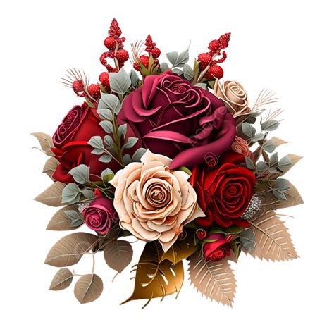 Beautiful Natural Red Rose Flowers Bouquet Beautiful Natural Red Rose