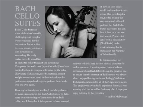 Bach Complete Solo Cello Suites By Ailbhe Mcdonagh