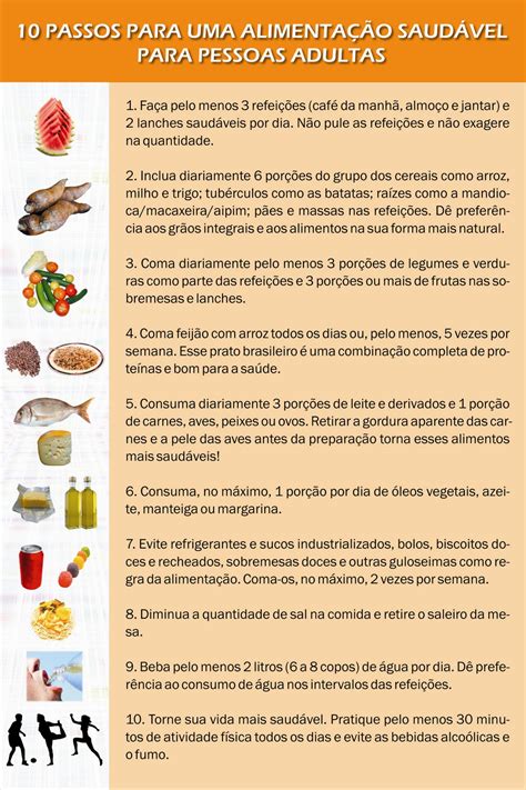 SECRETARIA DE SAÚDE DE ARACAJU Os 10 passos para uma alimentação saudável