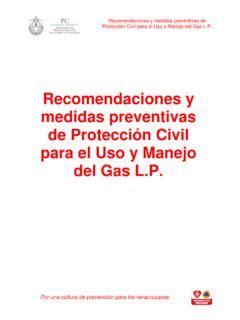 Recomendaciones y medidas preventivas de Protección Civil