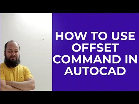 How To Use Offset Command In Autocad Youtube