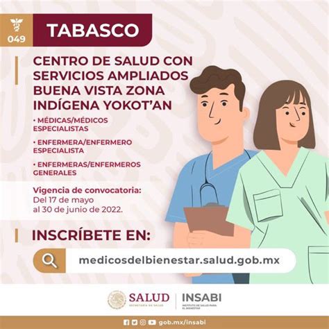 Ssalud Tabasco On Twitter Convocatoria Abierta Para Laborar En El