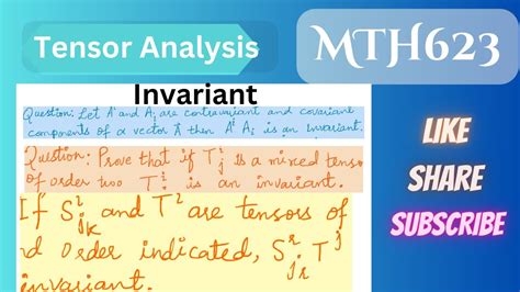 32variant in tensor analysis examples mth623 short lectures mth623 youtube