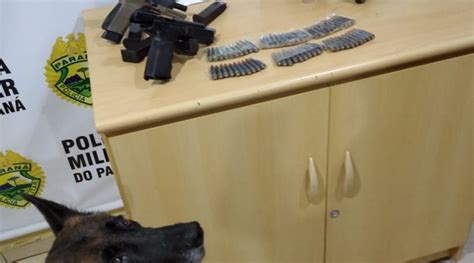 BPFron apreende pistolas e munições durante abordagem a ônibus em