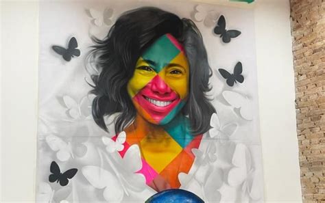Muhcab Recebe Tela Feita Por Eduardo Kobra Em Homenagem A Gloria Maria