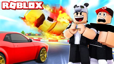 Araba Yarışı Kaza Oyunu ROBLOX Backstretch Battles YouTube