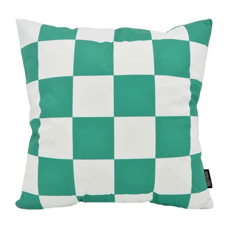 Checker Groen X Cm Kussenhoes Katoen Polyester Gek Op